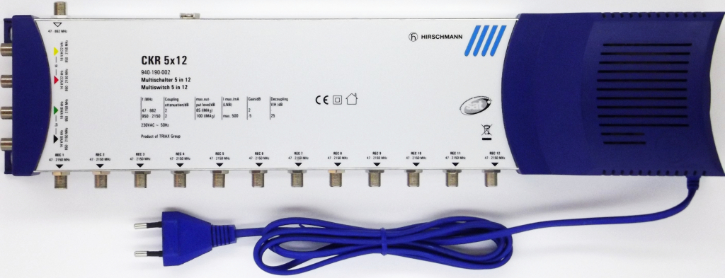 Multiswitch Hirschmann CKR5x12 Triax TMS5x12P 5/12